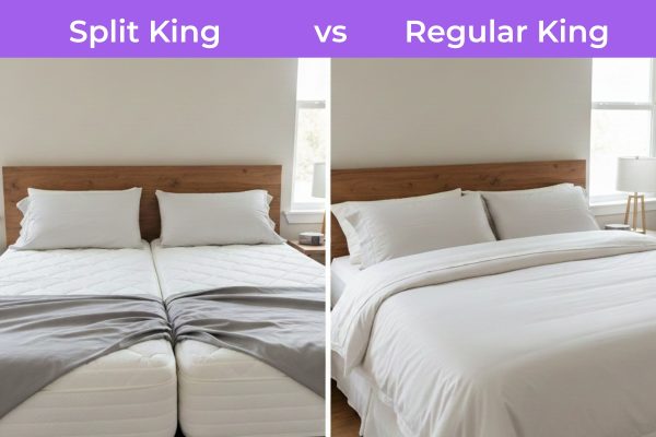 Split King vs. Regular King: Which Mattress Is Best for Couples?